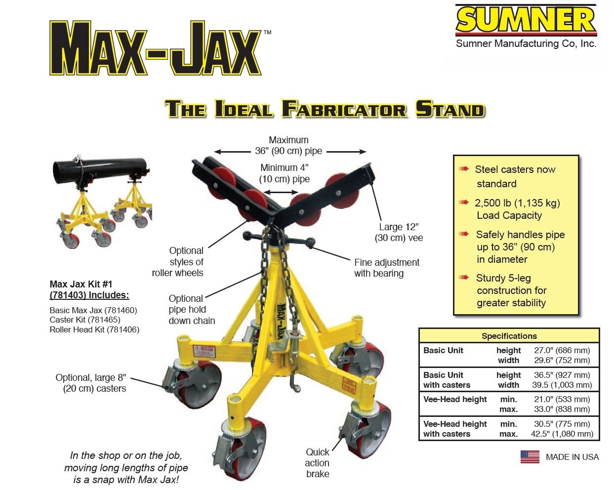 Mua Sumner Manufacturing 781403 Max Jax Kit, Includes Basic Stand ...