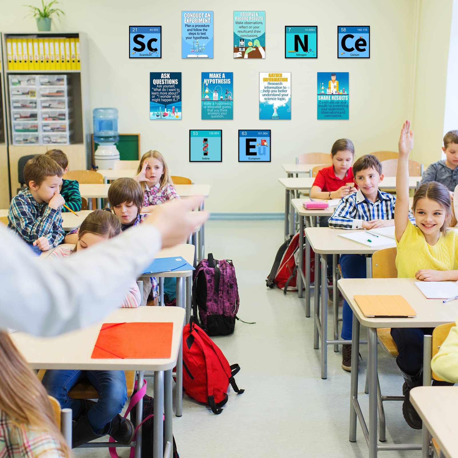 Mua 27 Pieces Science Bulletin Board Set Laminated Scientist Posters ...