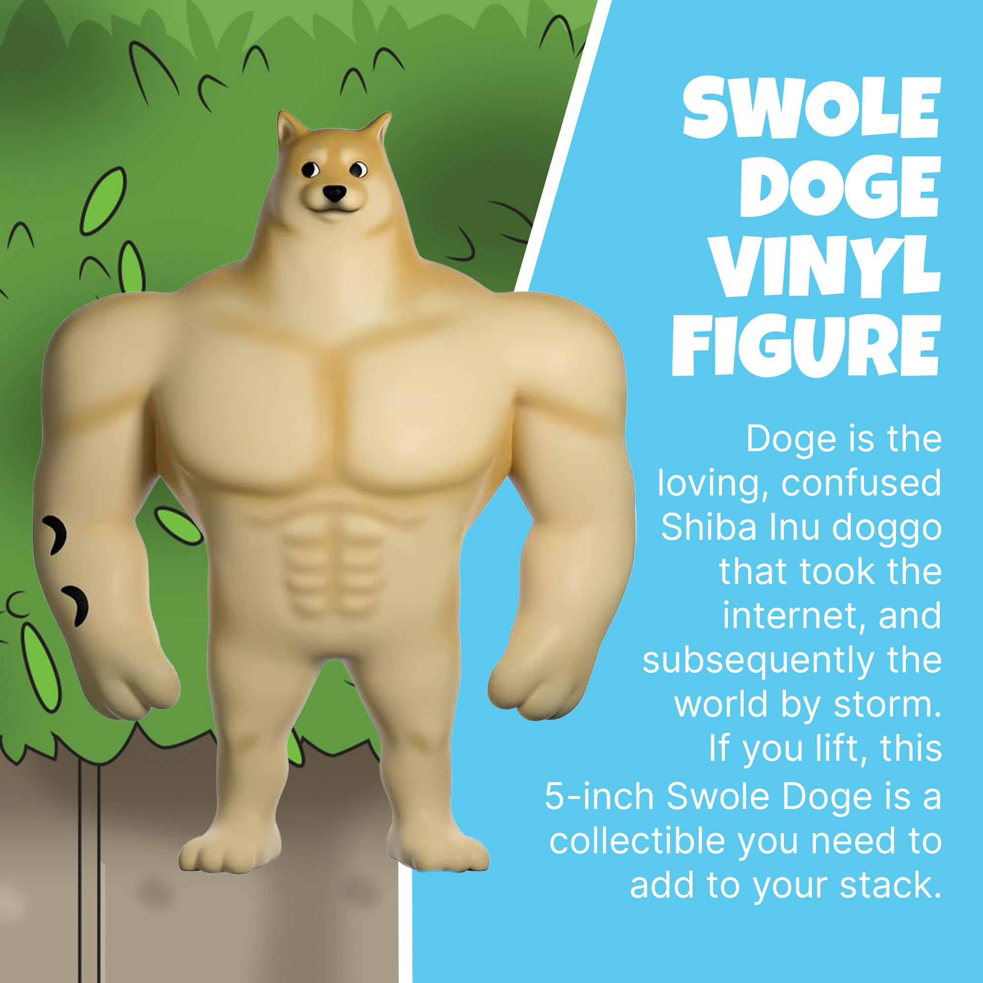 Mua Swole Doge 5' Tan Vinyl Figurine - Meme Collection trên Amazon Mỹ ...