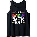Amazon.com: Gaymer like a regular Gamer but way gayer Saying Gaming T ...