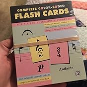Complete Color Coded Flash Cards for All Beginning Music Students ...