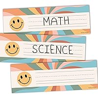 Amazon.com: 25 Boho Name Tags for Classroom Cubbies - Student Desk Name ...