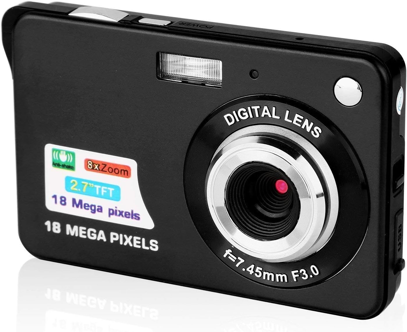 Amazon.com : Digital Camera, 2.7 Inch HD Camera for Backpacking ...