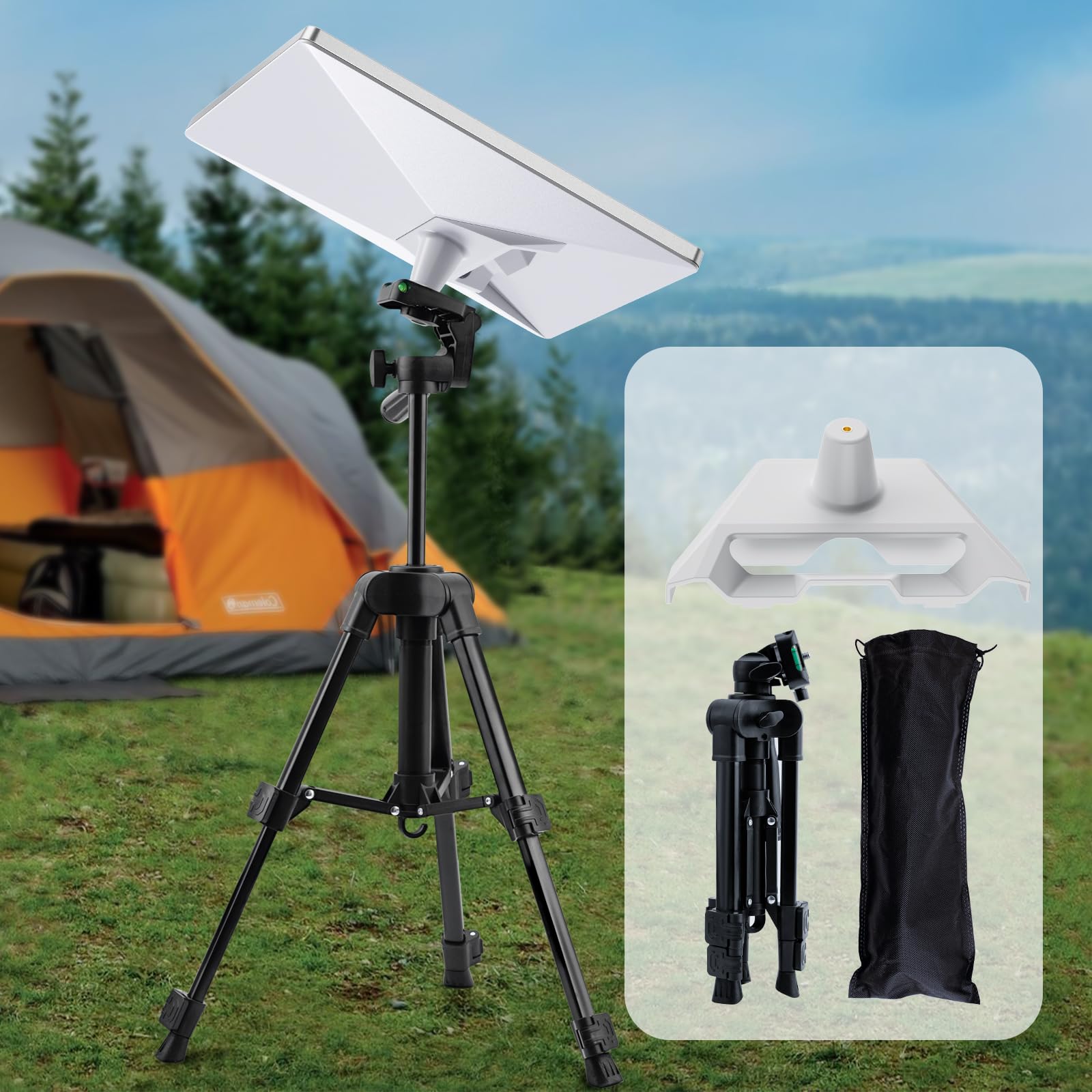 Tripod Mount Starlink Mini, Adjustable Starlink Stand with 1/4'' Screw ...