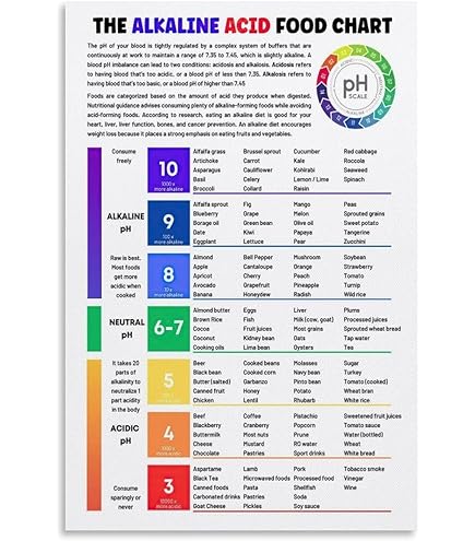 Human Body Ph Balance Chart