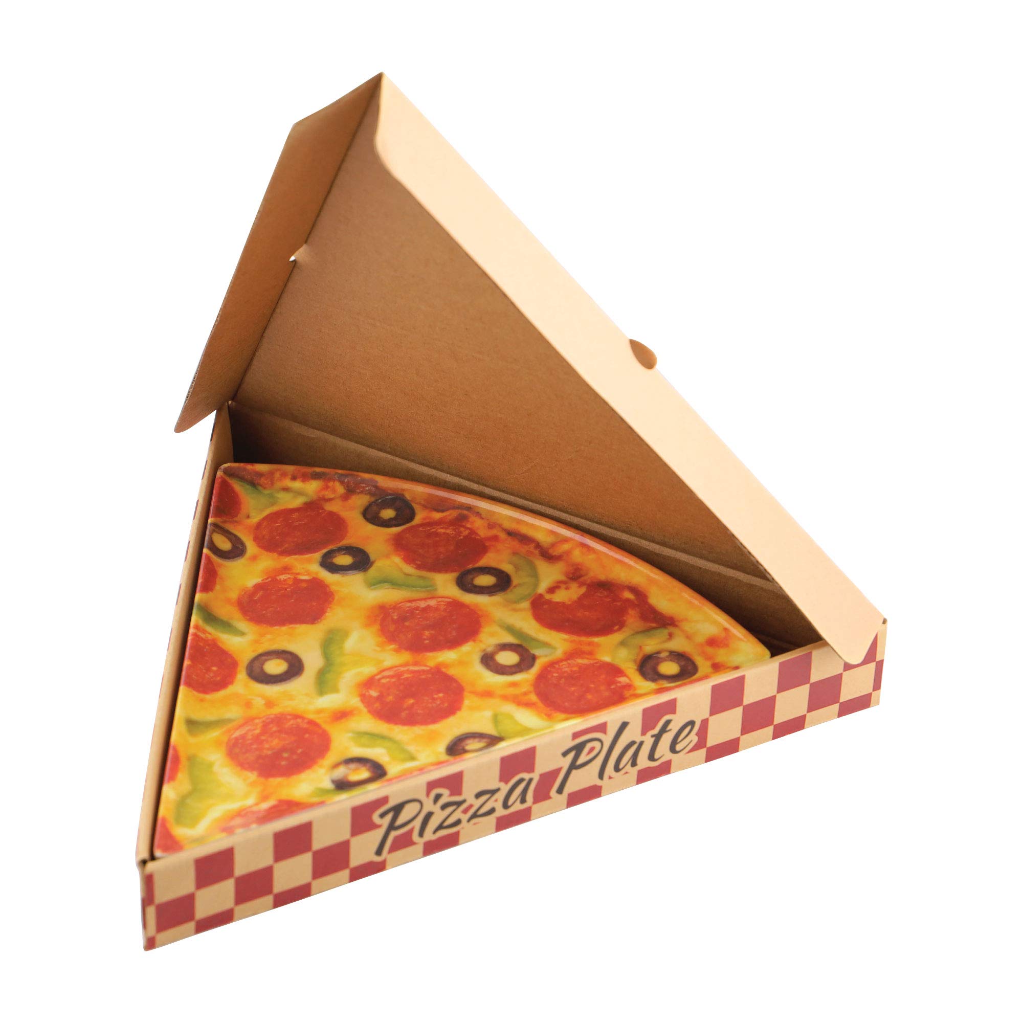 Mua Supreme Housewares Pizza Slice Shaped Plates Set of 6, 9 Inch ...