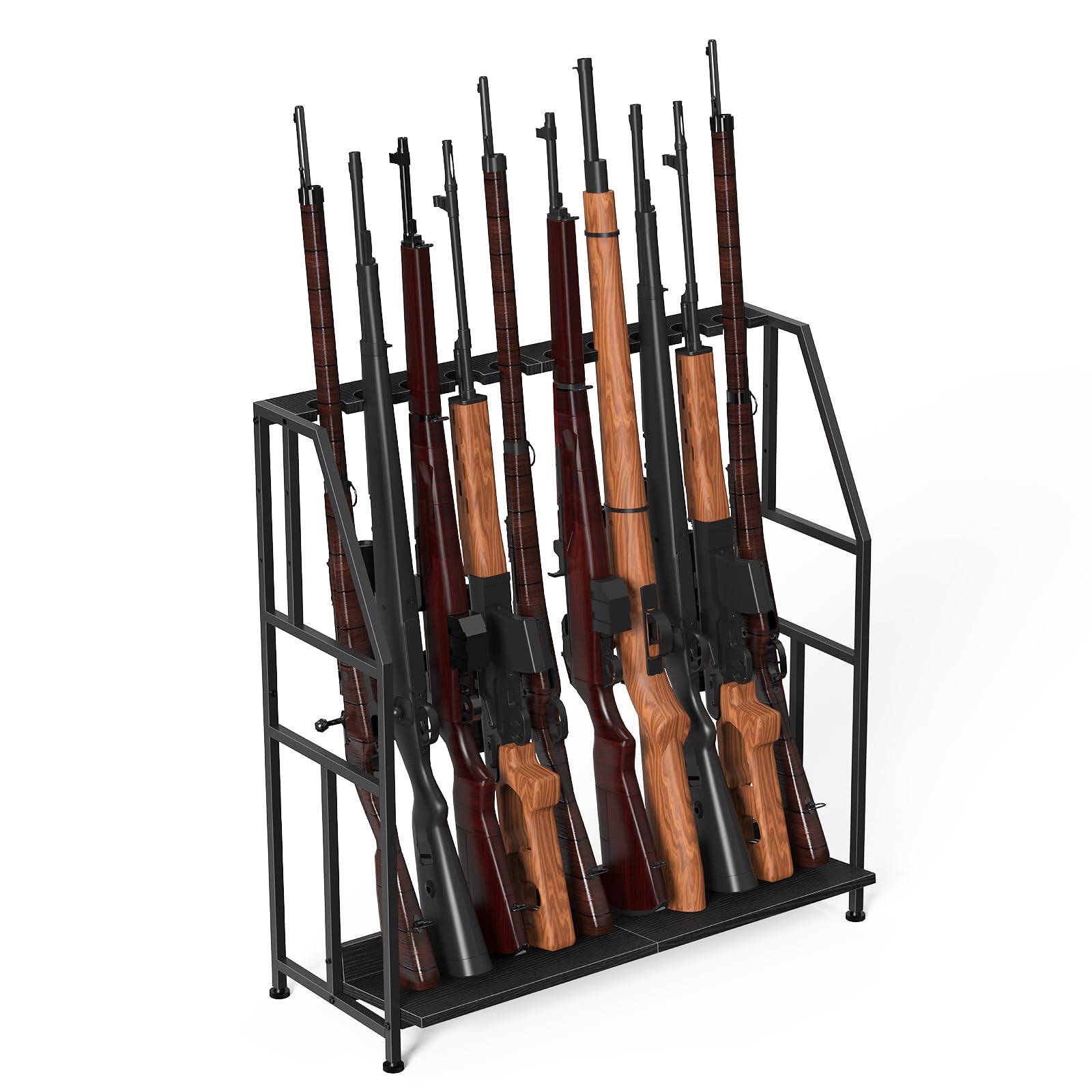 Racks,Wooden Indoor Rifle Racks,Floor Standing Shotgun Rack Indoor, Gun ...