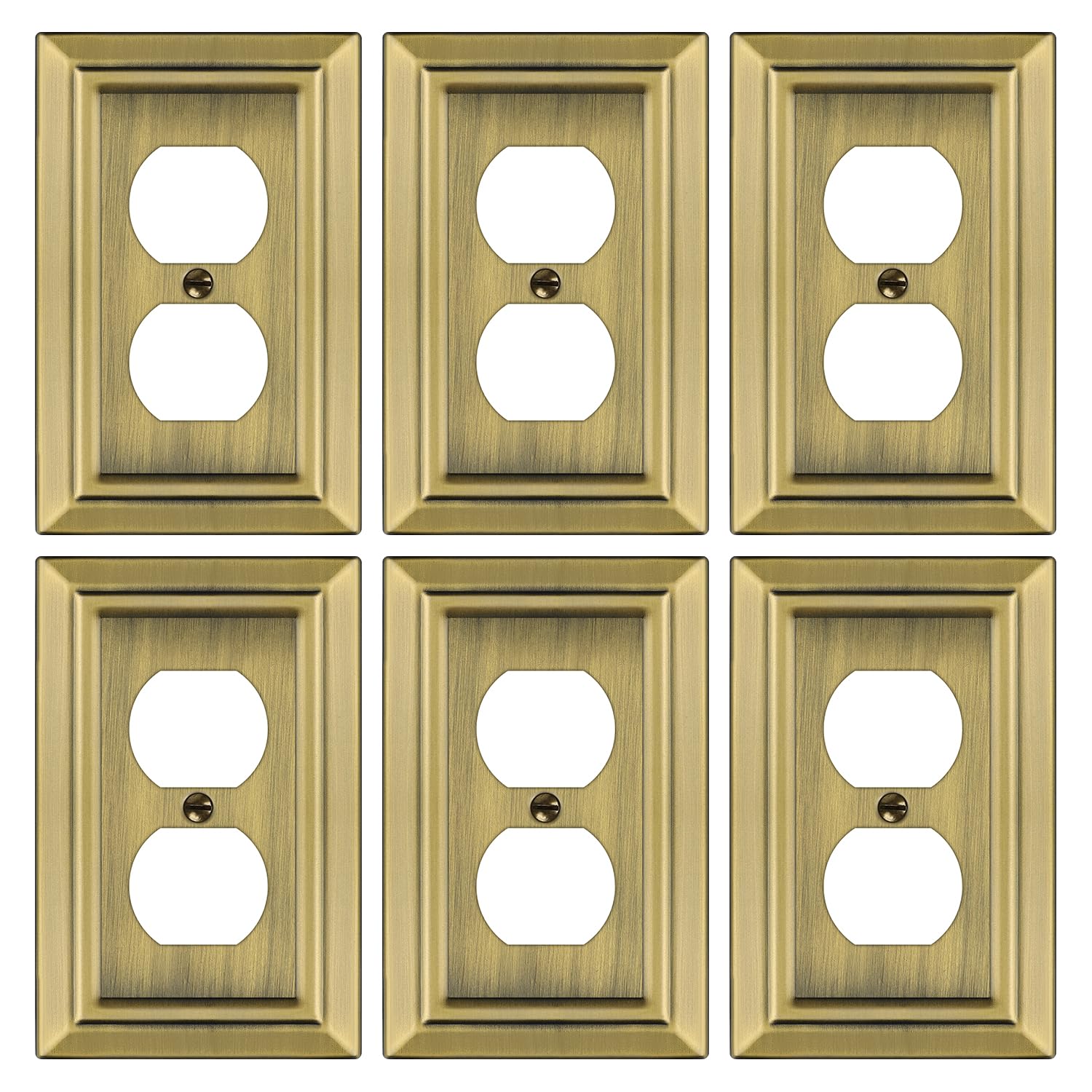 Dyekou Metal Wall Plate for Electrical Outlets, Decorative Antique ...