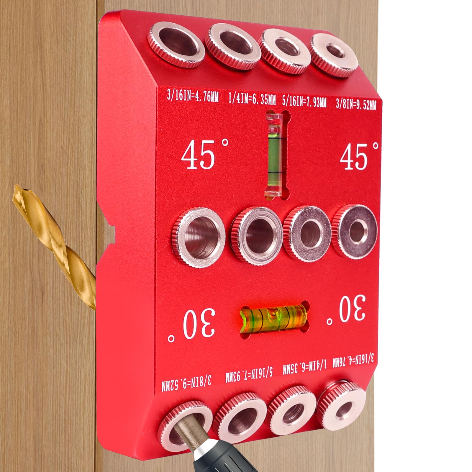 Mua 30 45 90 Angle Drill Guide Jig for Angled Holes and Straight Hole ...