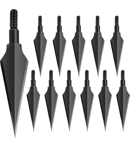 Two Blade Arrow Points Archery Hunting - 2 Blade Fixed Traditional ...