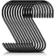 Amazon.com: DINGEE 6 Inch 12 Pack Large S Hooks,Vinyl Coated Heavy Duty ...