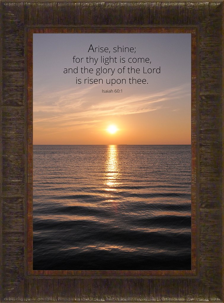Buy Glory of the Lord By Todd Thunstedt 23.5x17.5 Isaiah 60:1 Light ...