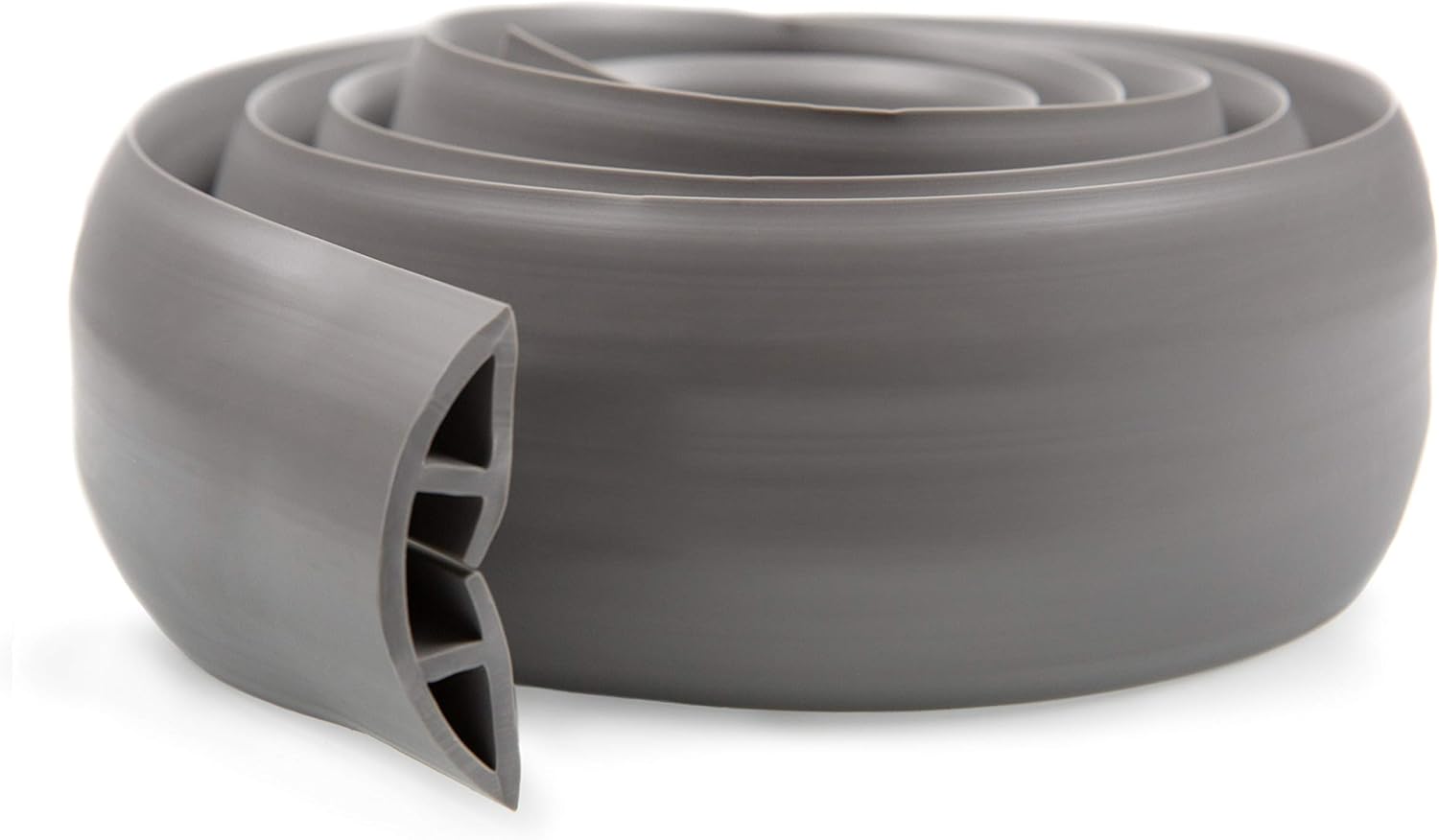 ProTech 2 Meter Cable Protector + Cable Cover — Durable Gray PVC is ...