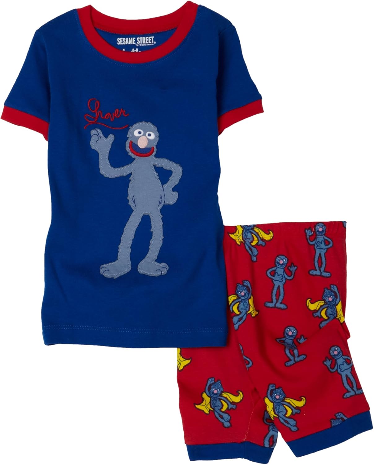Amazon.com: Hatley Sesame Street Little Boys' Grover Pajama Sets: Clothing