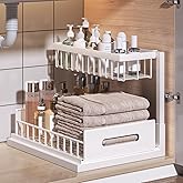 Amazon.com - Solidhouse Under Sink Organizer, 2-Tier Under Kitchen Bathroom Sink Organizers and ...