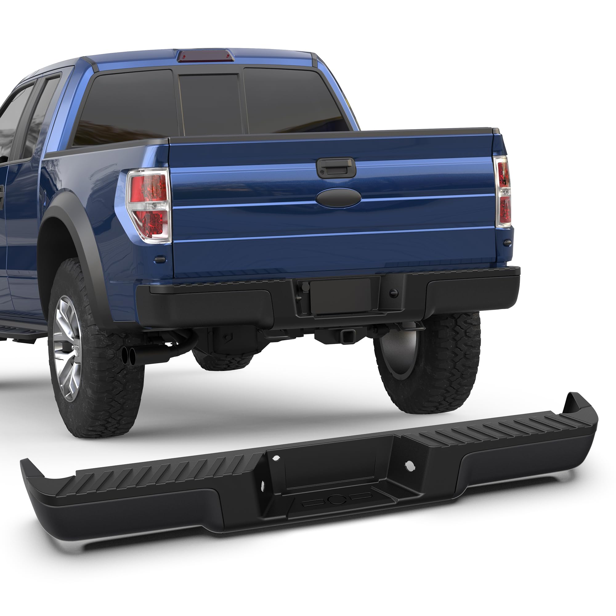 KUIPERAUTO Rear Bumper Assembly Compatible for 2009 2010 2011 2012 2013 ...