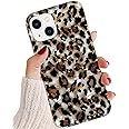 Amazon.com: J.west Case Compatiable with iPhone 13 6.1 inch,Sparkly Animal Leopard Print Pattern ...