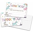 Amazon.com : Kids Thank You Cards Fill in the Blank, Magic Unicorn ...