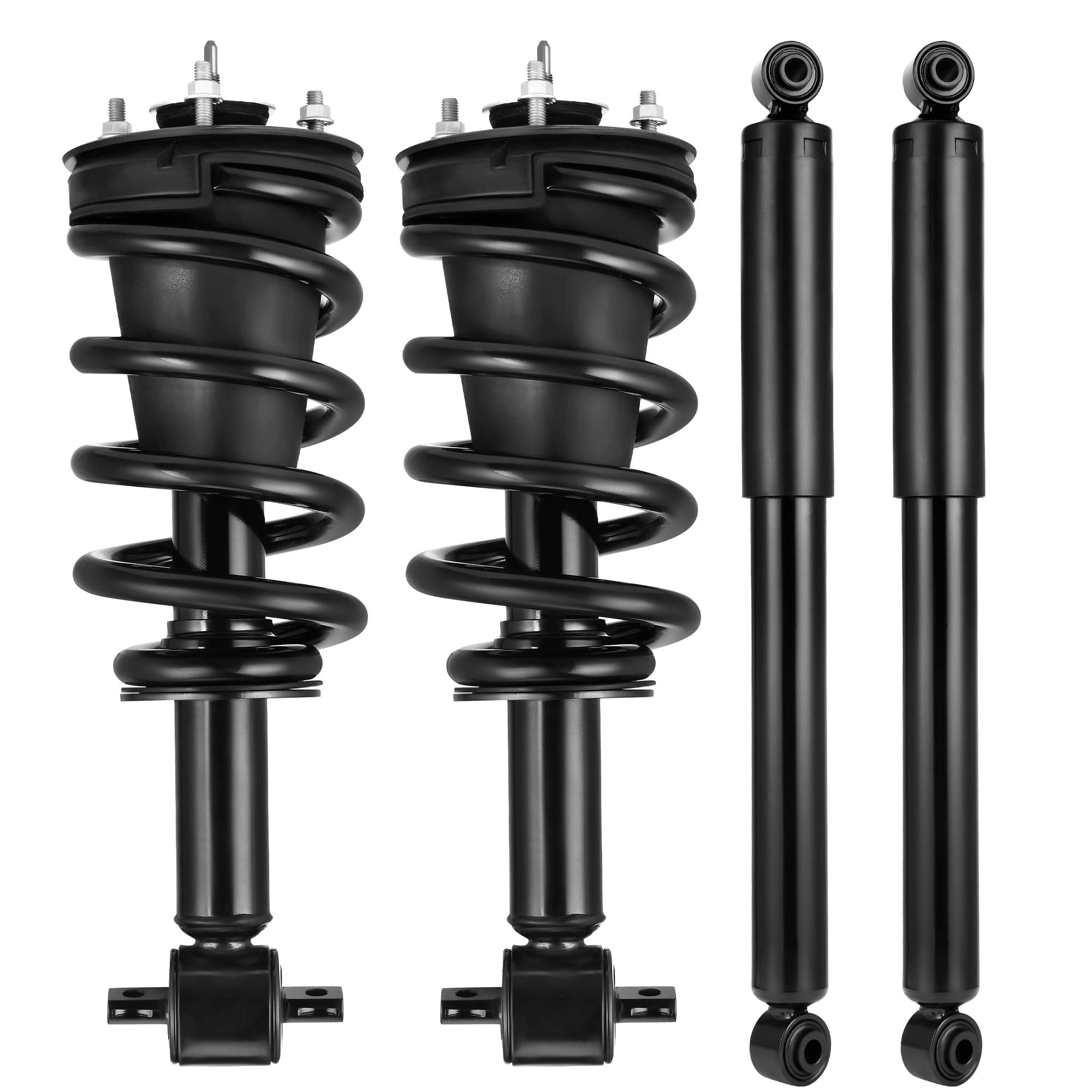 AUTOSAVER88 Front Pair Complete Struts Rear Shocks Assembly Compatible ...