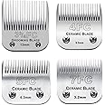 Amazon.com: 4pcs Dog Grooming Blades Compatible with Andis Dog Clippers ...