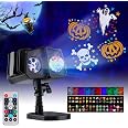 Amazon.com: Minetom Halloween Christmas Projector Lights Outdoor 26 HD ...
