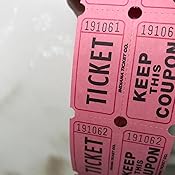 Amazon.com : Double Hot Pink Raffle Ticket Roll - 2000 Per Roll ...