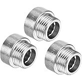 PATIKIL Shower Head Extension Arm, 2 Pack Brass G1/2 Male to Female ...