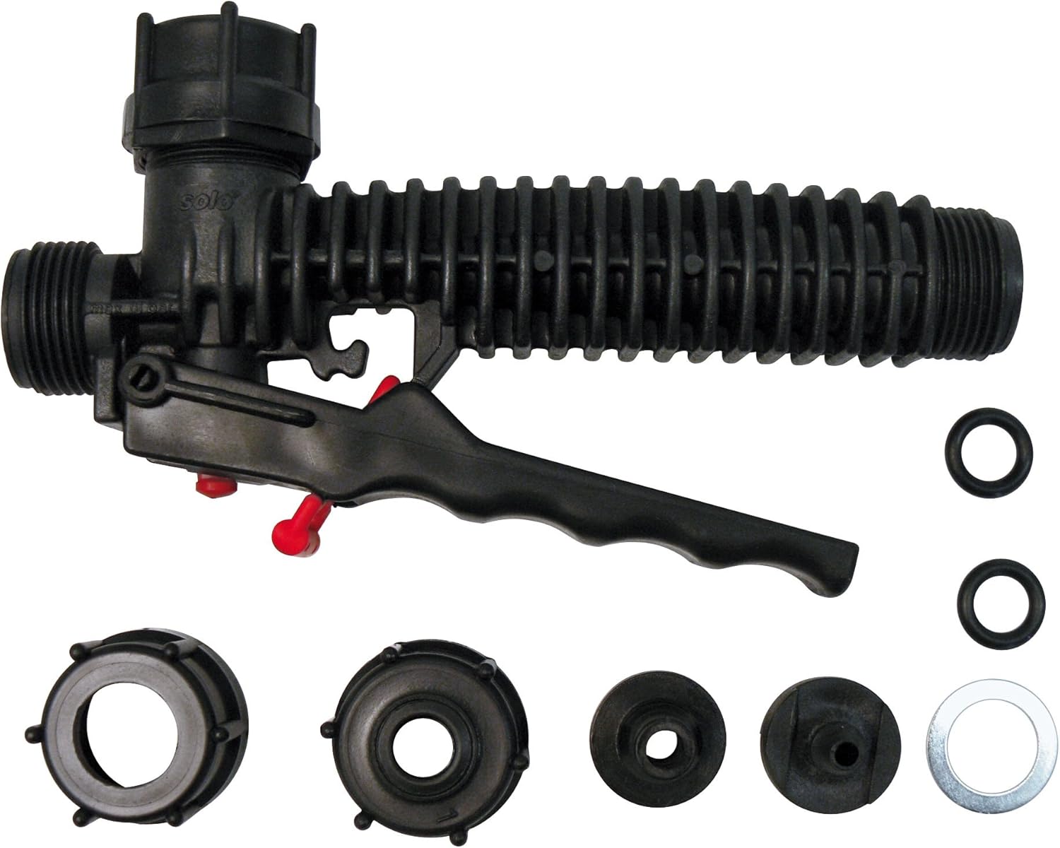 Solo 49440 Handventil-Satz für Spritzen, Schwarz, 21 x 11 x 4 cm ...