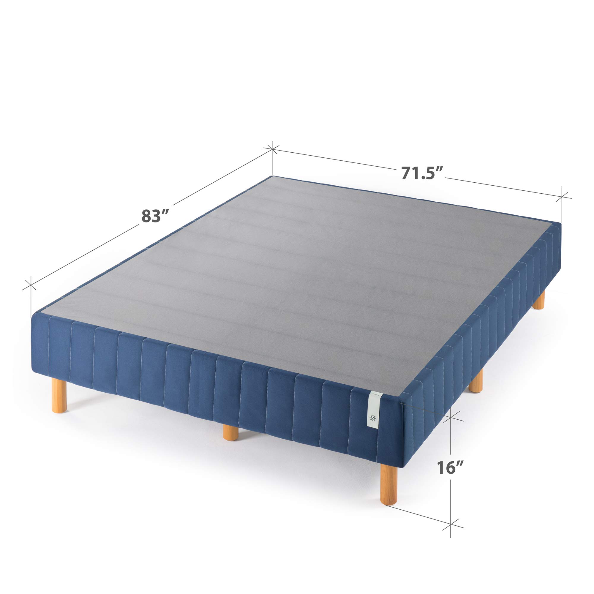 cal king Zinus Justina Quick Snap Standing Mattress Foundation ...