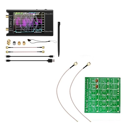 SeeSii NanoVNA-H4 Vector Network Analyzer, Latest V4.3 10KHz-1.5GHz 4 ...