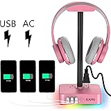 Amazon.com: SOMIC Pink Headphone Stand Gaming Headset Holder with Solid ...