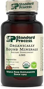 Amazon.com: Standard Process - Organically Bound Minerals - 180 Tablets ...