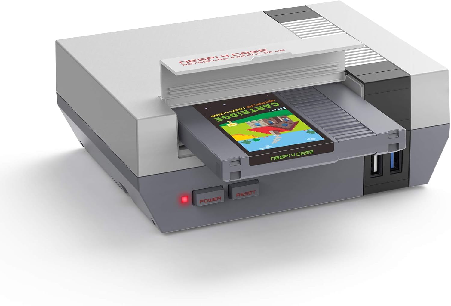 AKNES RETROFLAG NESPi 4 Case for Raspberry Pi 4 Model B, Raspberry Pi 4B Case with 4GB Pi 4 ...