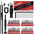 Amazon.com: SHARDEN Mini Electric Screwdriver 3.7V Electric Precision Screwdriver Set, 52 in 1 ...