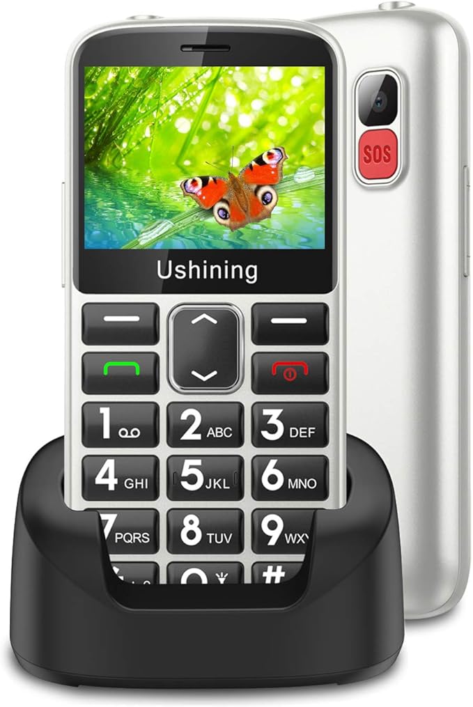 Ukuu 3G Téléphone Portable Senior Débloqué avec Grandes Touches Bouton ...