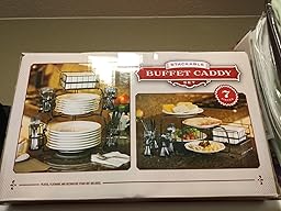 Amazon.com | Stackable Buffet Caddy Set 7 pieces: Serving Utensils