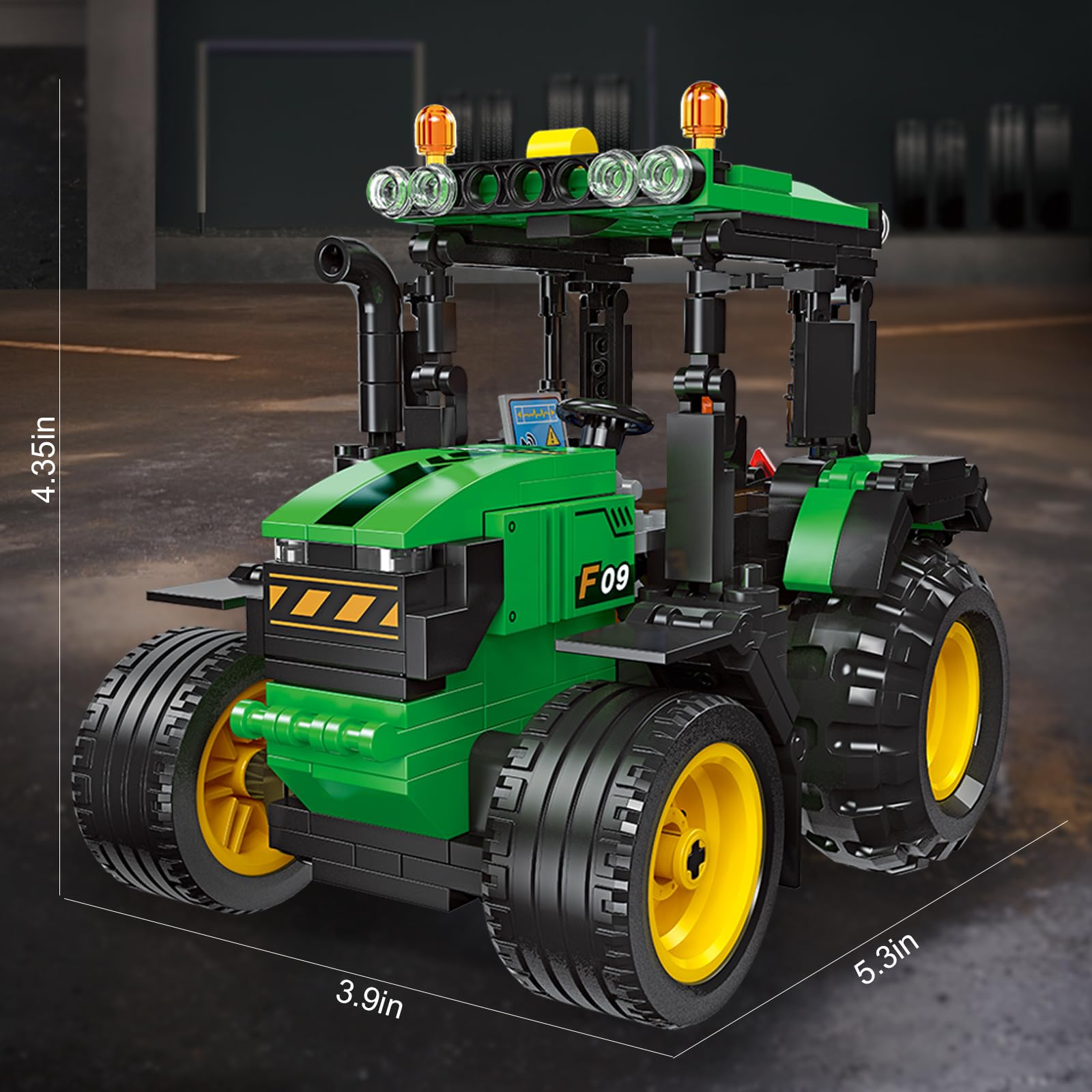 Mua Snlywan Farm Tractor Building Set for Kids,Pull Back Tractor Model ...