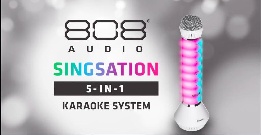 Watch 808 Singsation Microphone - An All-In-One Karaoke System, with ...