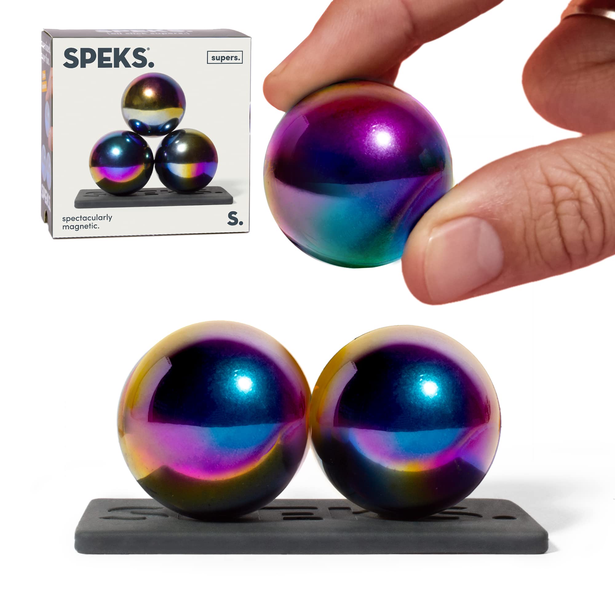 Speks Supers Magnetic Balls | Fidget Toys For Adults And Desk Toy For Office With Display Plate ...