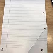 Oxford Campus, Lined Paper A4 Refill Pad, 300 Pages, Assorted Colours ...