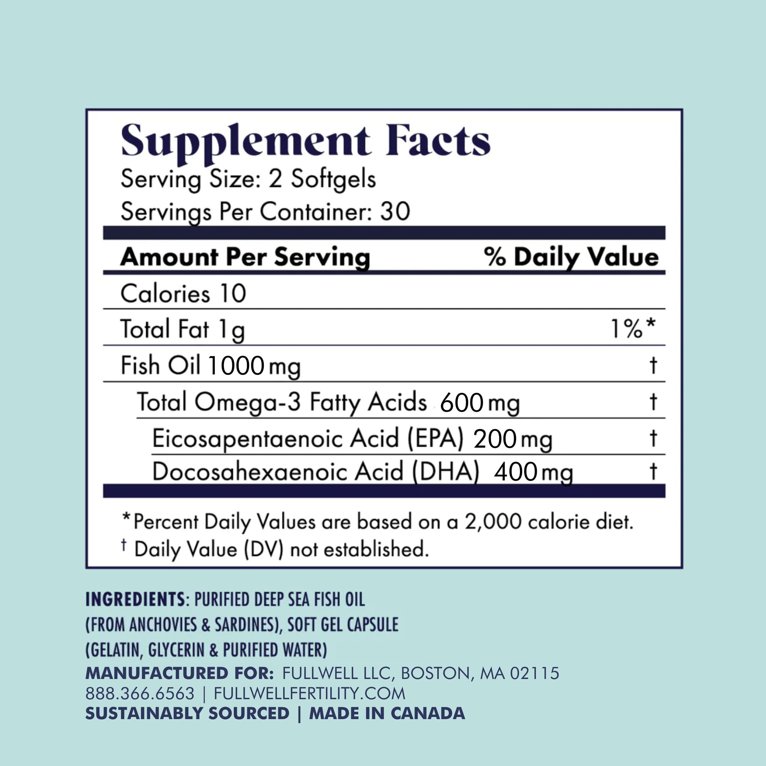 Mua FullWell Prenatal Vitamin Lemon + DHA | Omega 3 Fish Oil with DHA ...