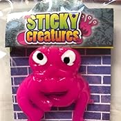 12 X Sticky Creatures Throwing Toys - Party Bag Filler: Amazon.co.uk ...