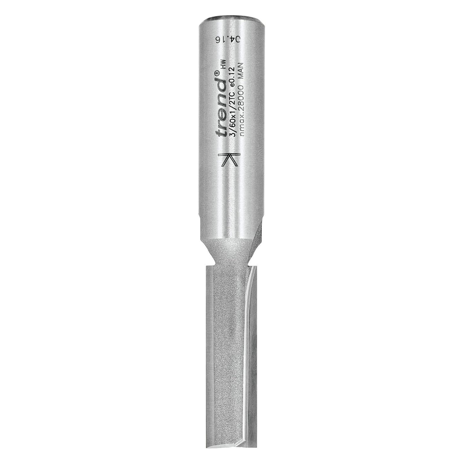 Trend Professional 1/2" Shank Straight Router Cutter Bit-Ref: 3/60X1 ...