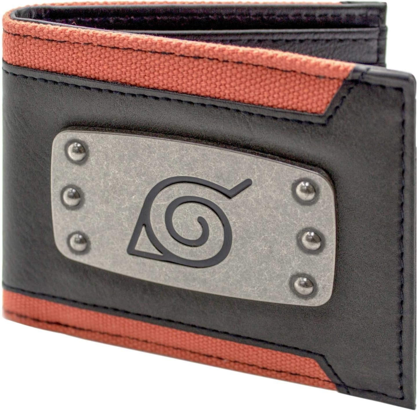 Naruto Shippuden Ninja Headband Black ID & Card Bi-Fold Wallet – BigaMart