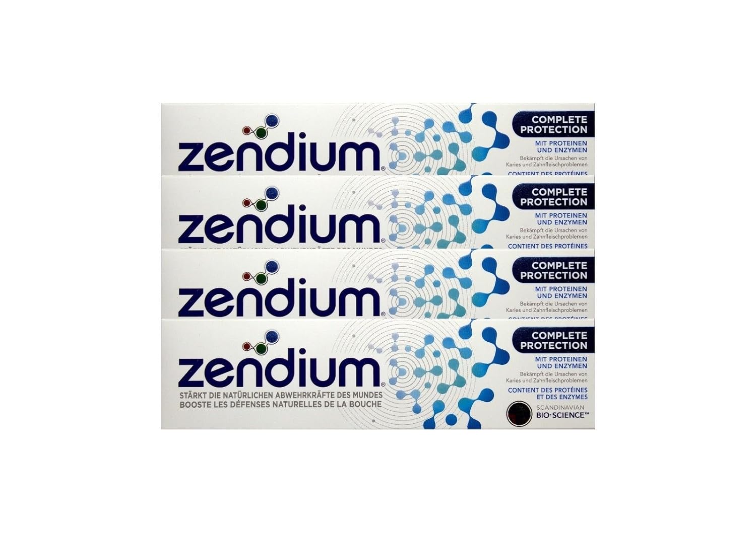 Amazon.de: 4x Zendium Complete Protection mit Proteinen & Enzymen 75ml ...