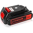 Amazon.com: Battery 20v for Black+ Decker Lithium: Batteries 20 Volt Max 4.0 ah Replacement ...