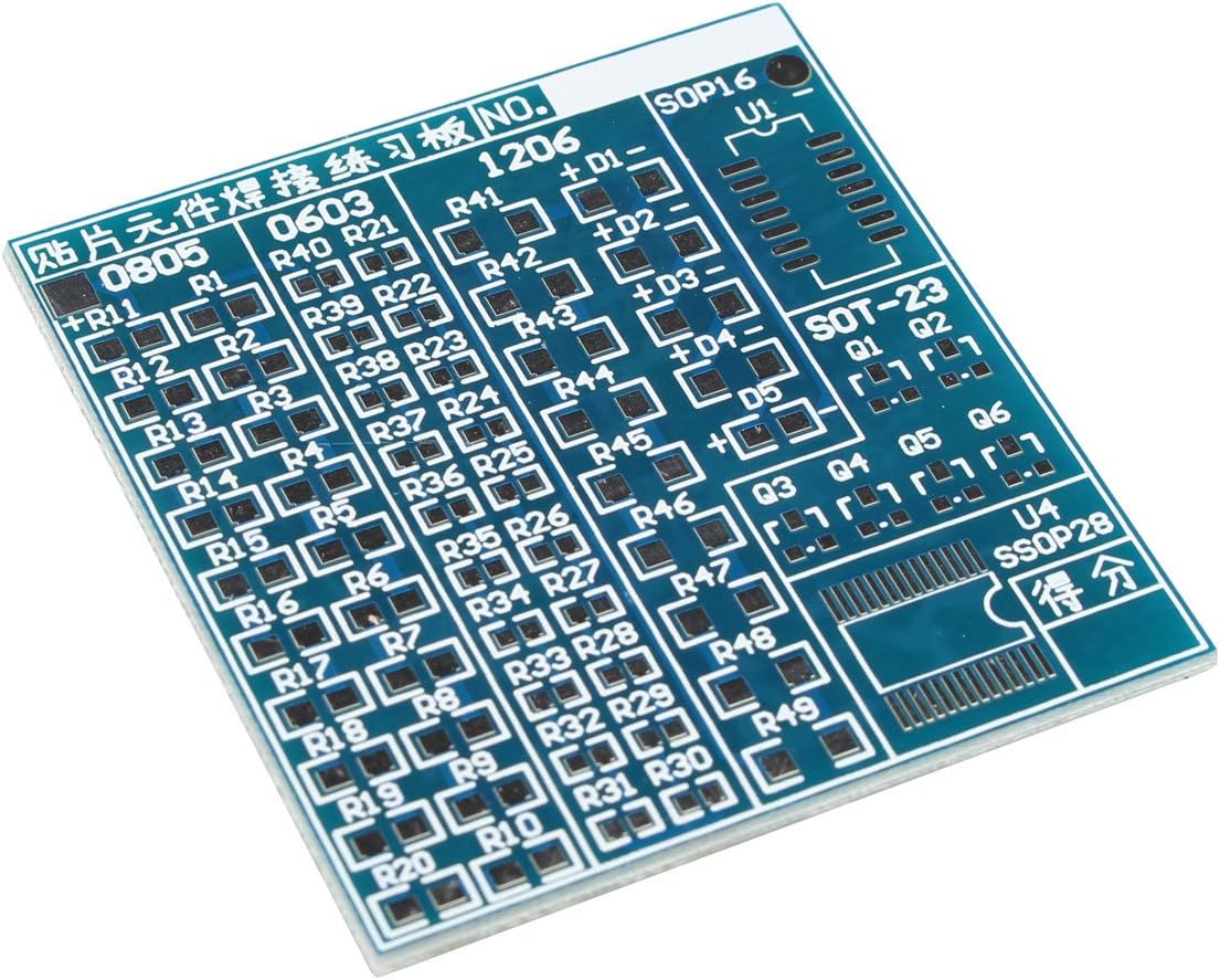 HALJIA SMT SMD Component Welding Practice PCB Board Soldering DIY Kits ...