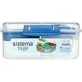 Amazon.com: Sistema Bento Box Adult Lunch Box with 3 Compartments, 2 ...