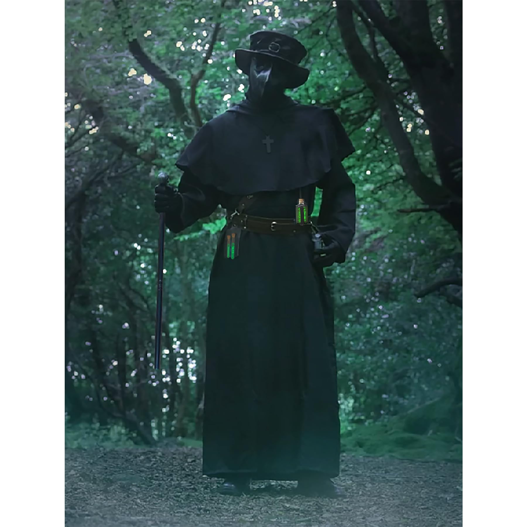 Mua Absolute Vibe Plague Doctor Costume Set Halloween Props Renaissance ...