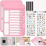 Amazon.com : Audab Dry Erase Chore Chart for Kids, Magnetic Checklist Board, My Chores Slider ...